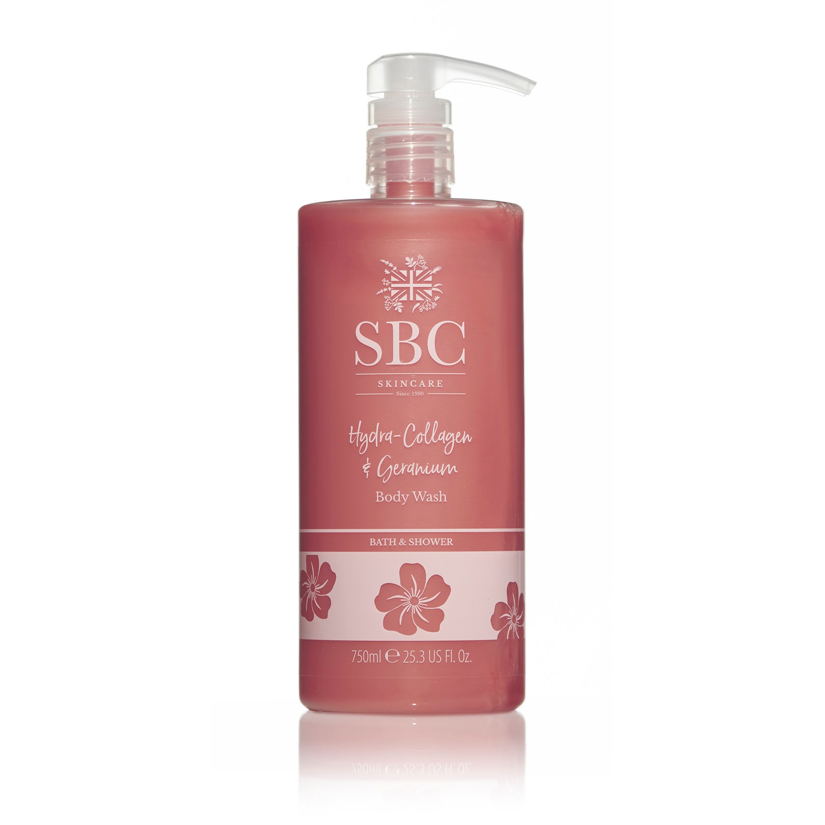 Hydra-Collagen & Geranium Body Wash – SBC Skincare